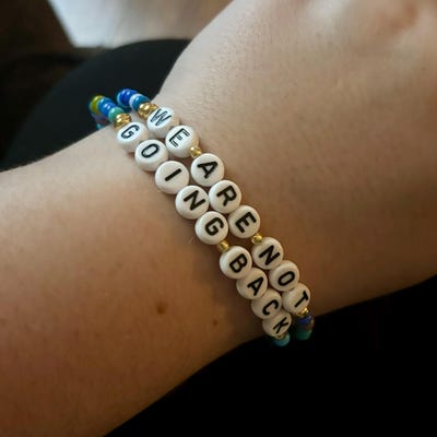 Love is Love Seed Bead Bracelet Pride Bead Elastic Bracelet LGBTQ ...