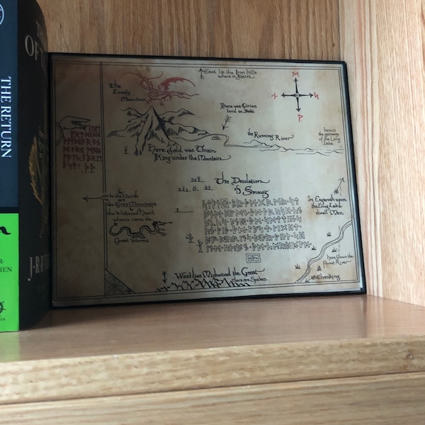 Thrór's Map, the Hobbit Inspired, Thorin's Map - Etsy