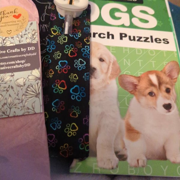 Journal Pen Holder, Pen Holder for Notebook, Fabric Pen Holder, Book ...