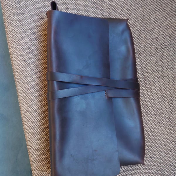 Custom Leather Book Cover, Leather Book Case, Book Sleeve for Big Books ...