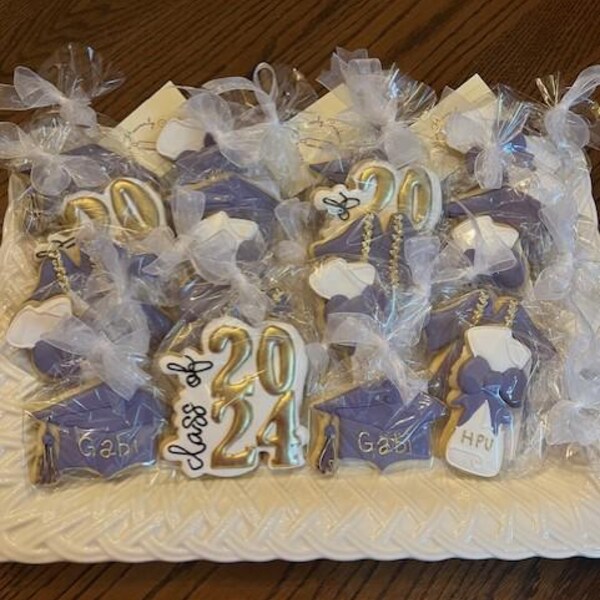 Graduation Cookies, Customized Graduation Cookies, Class of 2025 ...