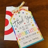 Thank You Gift Tags, Teacher Staff Employee Nurse Volunteer Staff ...