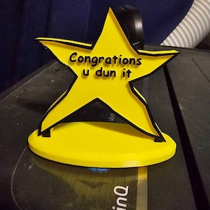 Congrations U Dun It Trophy - Etsy