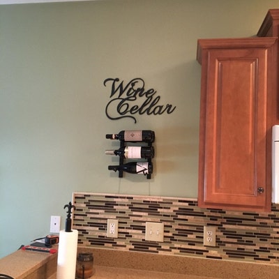 Wine Cellar Metal Bar Sign - Etsy