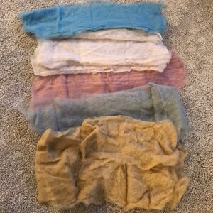 Set A of 5 Mini Wool Fluffy Wool Posing Blanket Wool Layer - Etsy