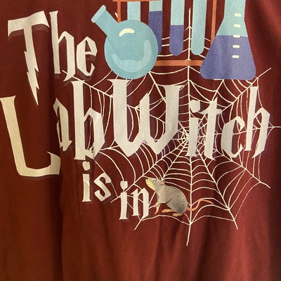 THE LAB WITCH Halloween Tshirt Fun Lab Tech Shirt - Etsy