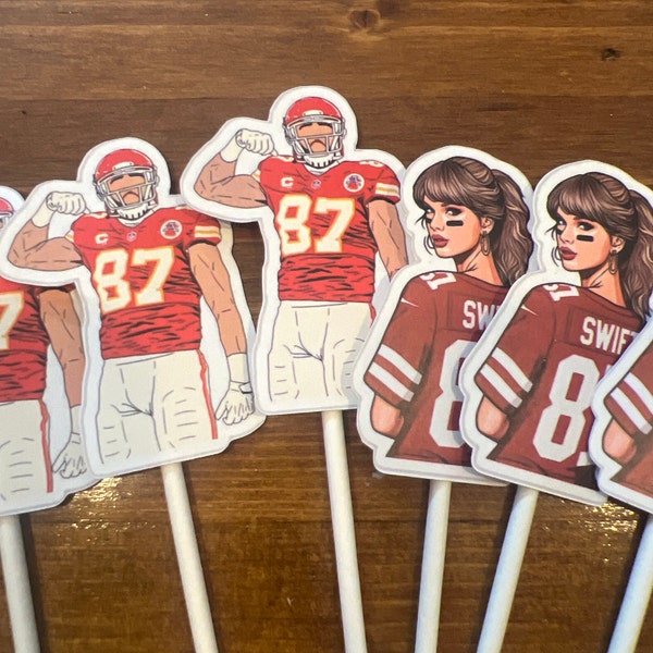 Chiefs Cupcake Toppers Patrick Mahomes Football NFL Football Kansas ...