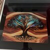 Tree of Life Glass Charcuterie Board, Cutting Board, Wedding Gift ...