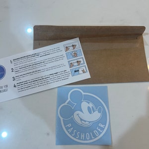 Disney Passholder Sticker Disney Annual Passholder Decal Sticker Mickey ...