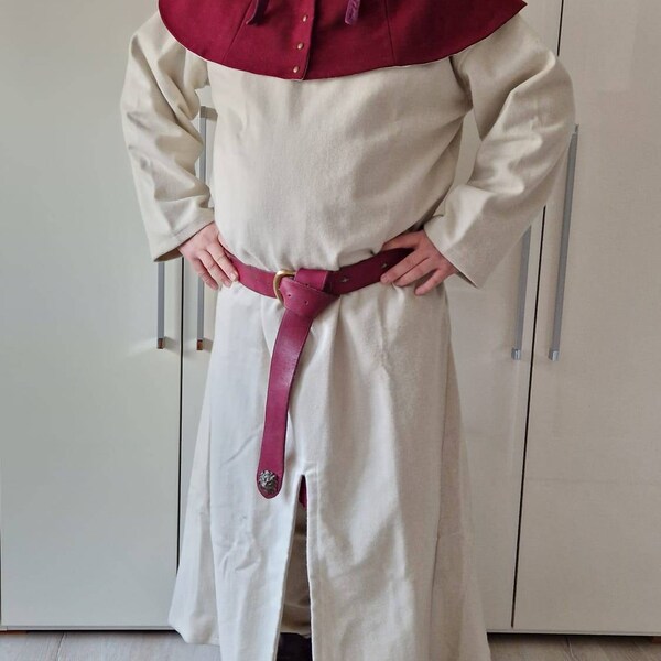 Medieval Liripipe Hood From the 14th Century Made of Wool and Printed ...