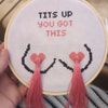 Let Me Overthink About It, Funny/rude/offensive Cross Stitch Kit - Etsy UK