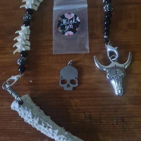 Pendulum, Skull Pendulum, Bone Pendulum, Witch Pendulum, Antler ...