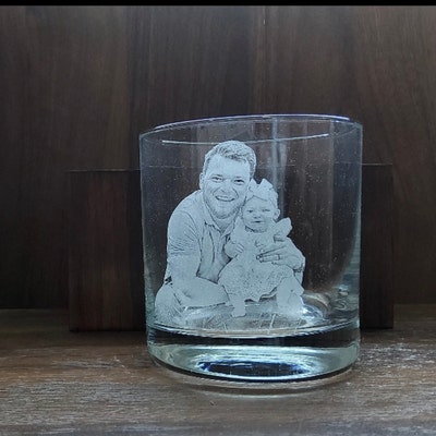 Father's Day Gift From Daughter Glass Fathers Day Gift, Dad Gift, Papa ...