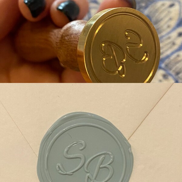 Custom Wax Stamp - Custom Wax Seal - Personalized Wax Stamp - Wax Label ...