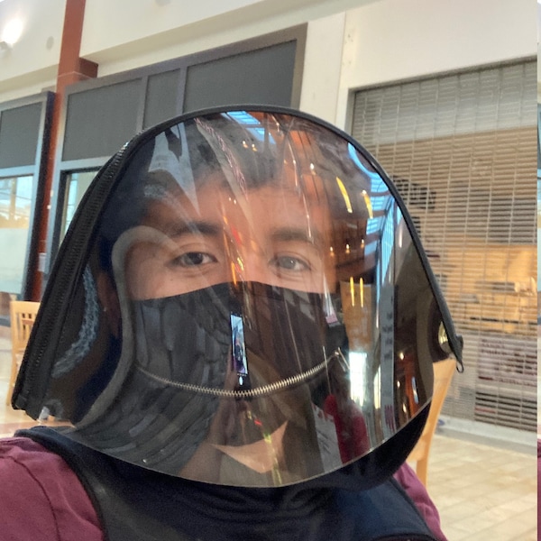 Hooded Face Shield, Face Mask Adults, Halloween Costume Women, Full ...