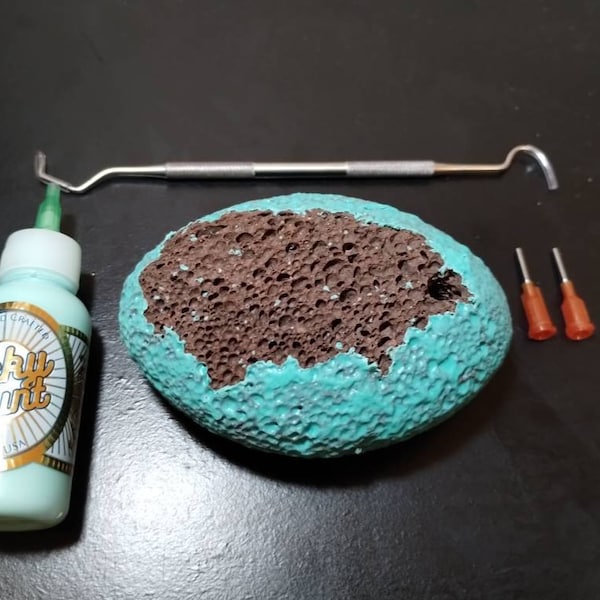 Picky Party Fully Covered Caribbean Blue Picking Stone Fidget - Etsy