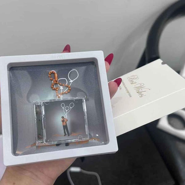 Personalized Mini Album CD Keychain, Mother's Day Keychain Gifts, Play ...