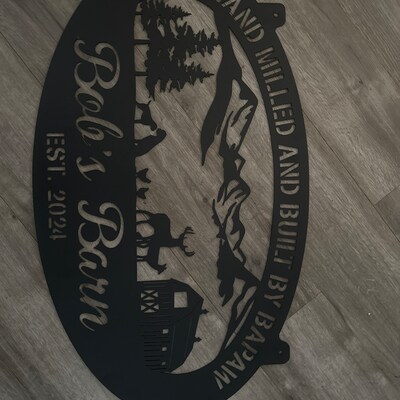 Personalized Your Own Metal Farm Sign, Ranch Sign, Custom Metal Farm ...