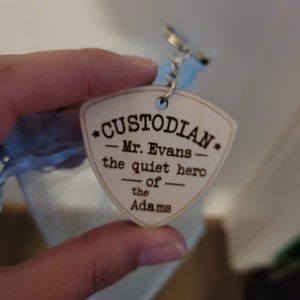 School Position Keychains Lunch Lady Principal Teacher - Etsy