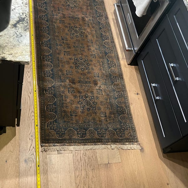 Small Mini Pictorial Gift Rugs / 1'6x1'8 Ft Afghan Hand Knotted Wool ...