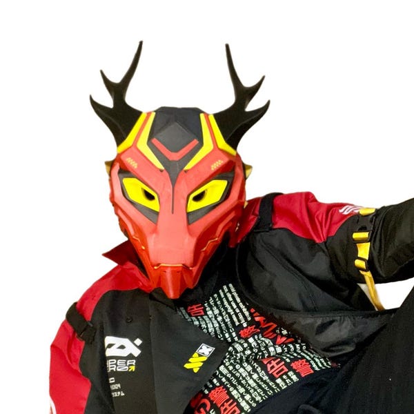 Cyber Mask- Future Mask, Cyberpunk Mask, Tech Mask, Glowing Mask ...