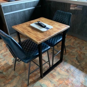 750MM TALL Set of 2 Industrial Steel Dining Kitchen Table Desk | Etsy UK