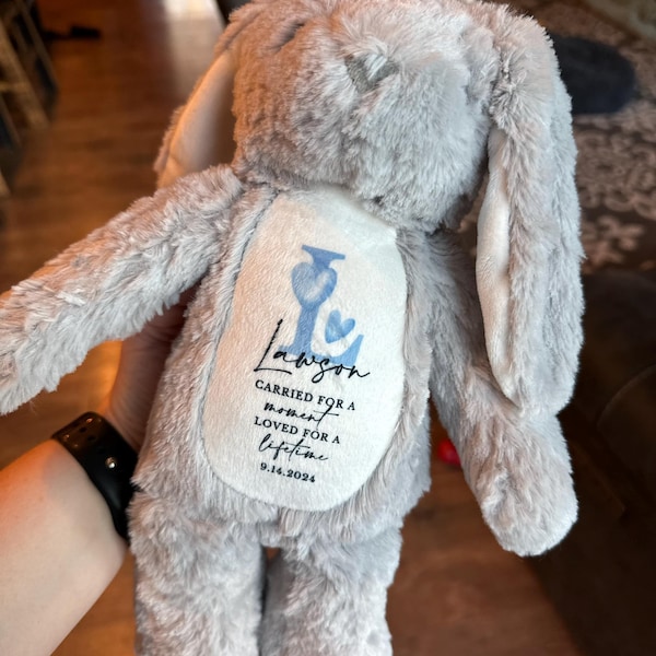 Personalised Bunny Rabbit, Peter Rabbit New Baby Gift, Personalised ...