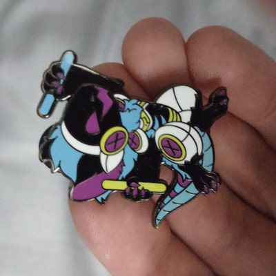Starlight 186 Chara Pin Protogen / Furry Fursona / Sci-fi/ Robot Creature/ Enamel Pin - Etsy