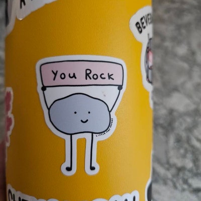 You Rock Vinyl Sticker // Cute Sticker // You Rock Sticker - Etsy