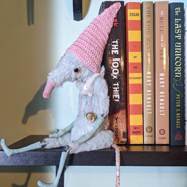 TINY Black Boy Rat. Bjd Stuffed Animal Cute Rat by Ratberry. Blythe and ...