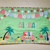 Aloha Truck Bulletin Board Kit: Hawaiian Summer Decor (digital Download ...