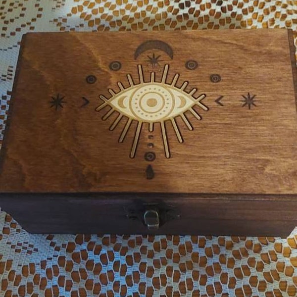 Protection Mystery Box | Wooden Coffin | Witchy Mystery Box ...