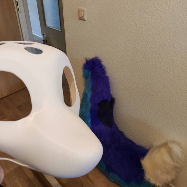 Furry Fursuit Head Base Grumpy Dog Static Base 3d Print - Etsy