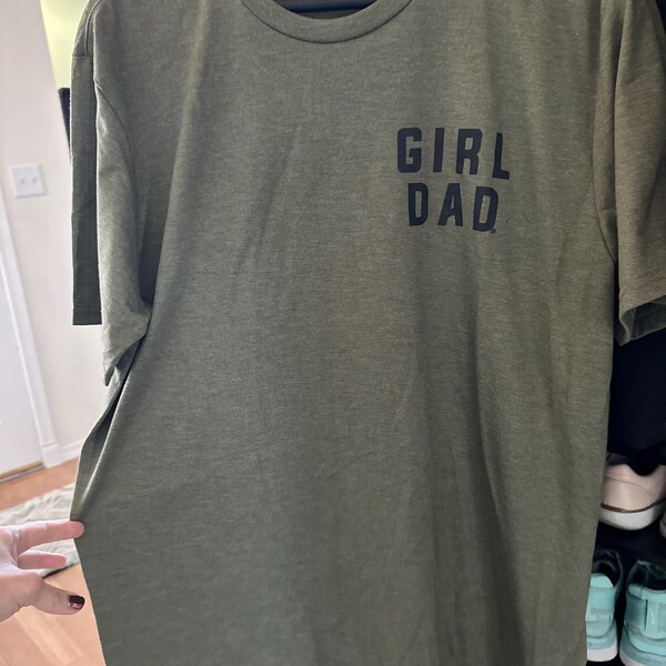 Girldad® Blush Frost Shirt, Girl Dad, Girl Dad Gift, Dad of Girls, Dad ...