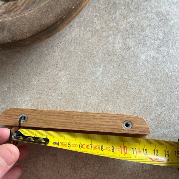 Rounded Long Wood Pulls Oak Handles Simple Kitchen Hardware Dresser ...