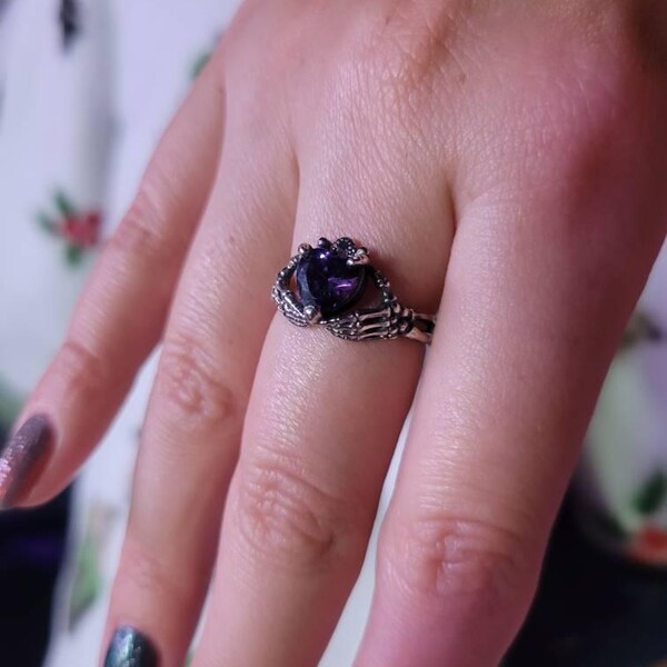 Dark Fairytale Inspired Engagement Ring, Vintage Fantasy Magic Wedding ...