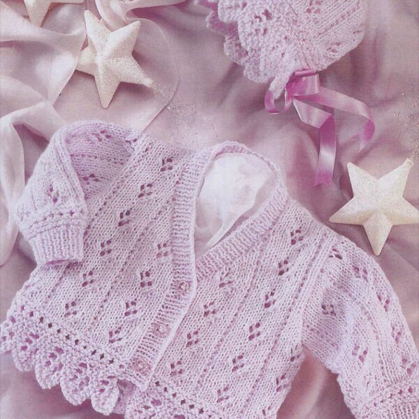 Lace Baby Shawl Vintage Knitting Pattern Instant Download PDF Knitting ...