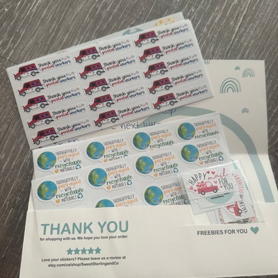 Airmail Stickers, Penpal Stickers, Postcrossing Stickers, Happy Mail ...