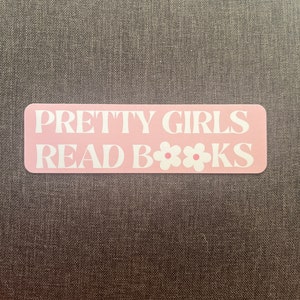 Pretty Girls Read Books Bookmark Handmade Bookmarks, Booktok, Bookworm ...