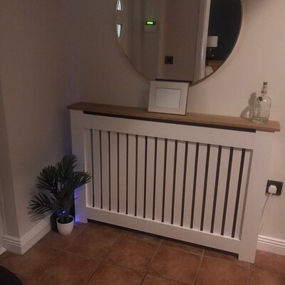 100% Solid Oak-top Radiator Covers - Etsy UK