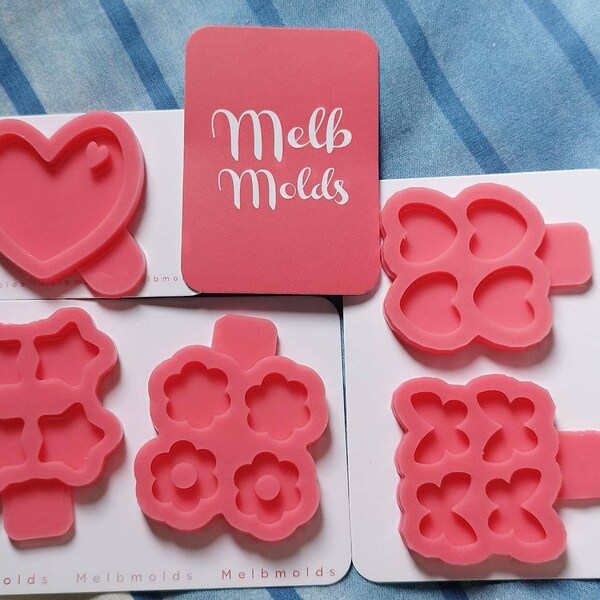30 Mini Molds for Resin Casting Keychains Earrings Charm Armband ...