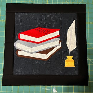 Golden Book Paper Pieced Quilt Block Pattern - Etsy