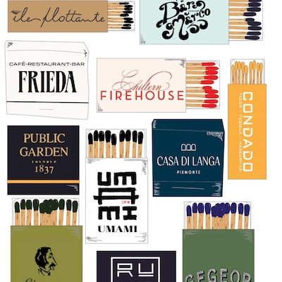 Custom Matchbox Design Label Only Personalized Matches for Weddings ...