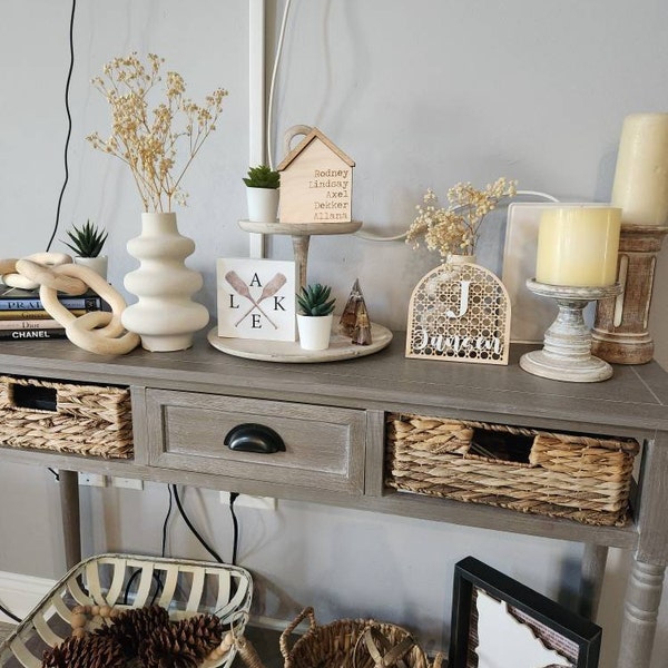 Boho Tiered Tray - Boho Tiered Tray Bundle - Boho Decor - Boho Tray ...