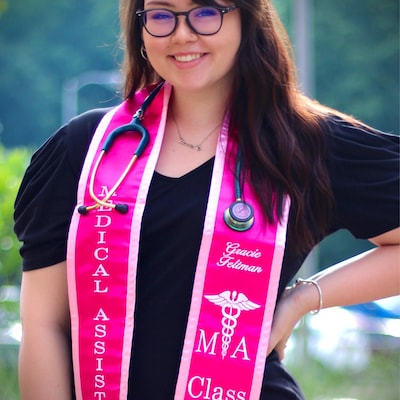 Dental Assistant Personalized Embroidery Graduation Chiseled Stole - Etsy