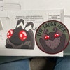 Mothman Magnets! || Cute Cryptid Mothman Magnet Set || Boba Mothman ...