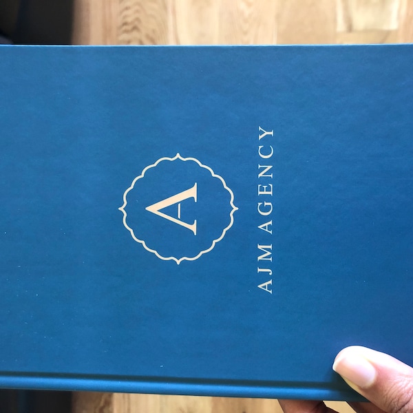 Personalised Logo Business Planner | Choose Design & Colour | Custom A5 ...