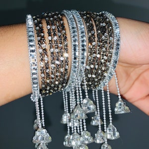 Kiara Advani Choora/pink White Wedding Choora Set/american - Etsy