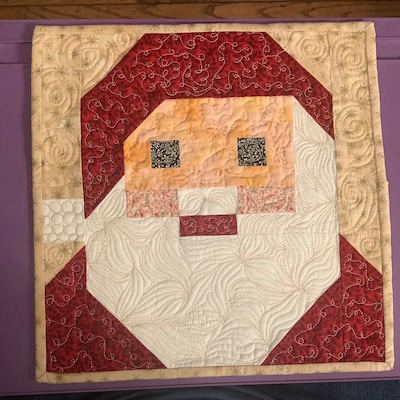 PDF Christmas Quilt Pattern Santa Claus Quilt Pattern - Etsy