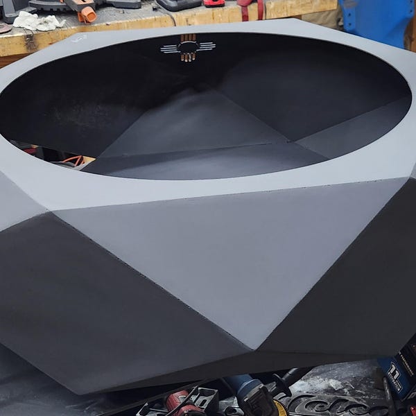 Triangular Pyramid Fire Pit, Digital Product, Files DXF, SVG for CNC ...